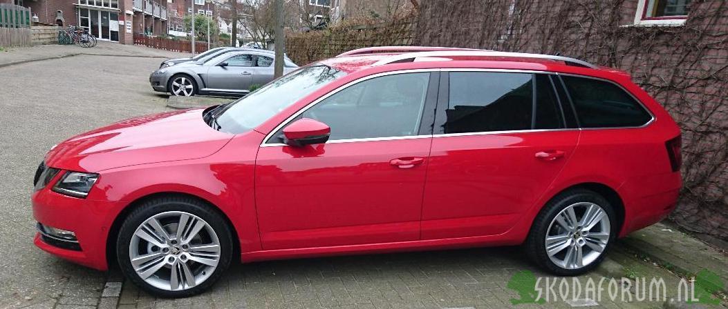 Skoda Octavia 1.5 tsi dsg velvet red | Skodaforum.nl